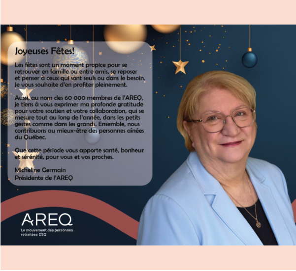 Souhaits de la présidente nationale – Secteur Petite-Nation (Outaouais 07D)